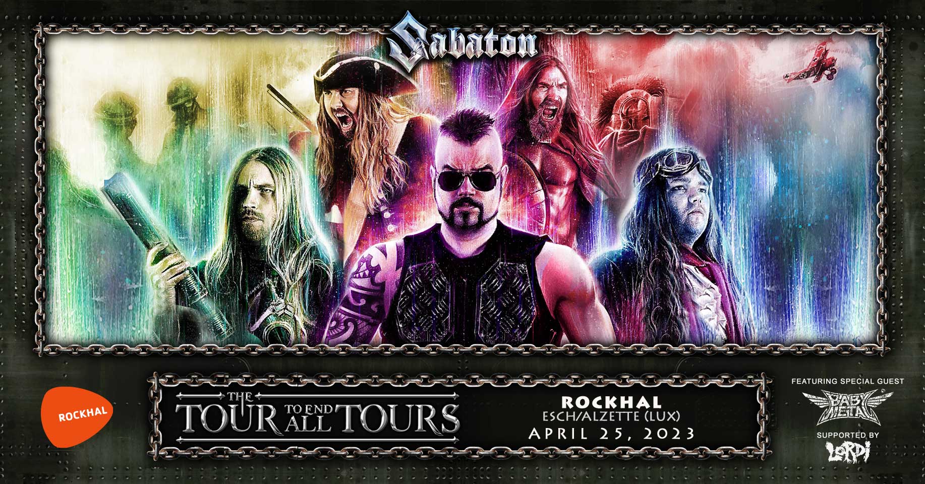 Sabaton + Baby Metal Rockhal