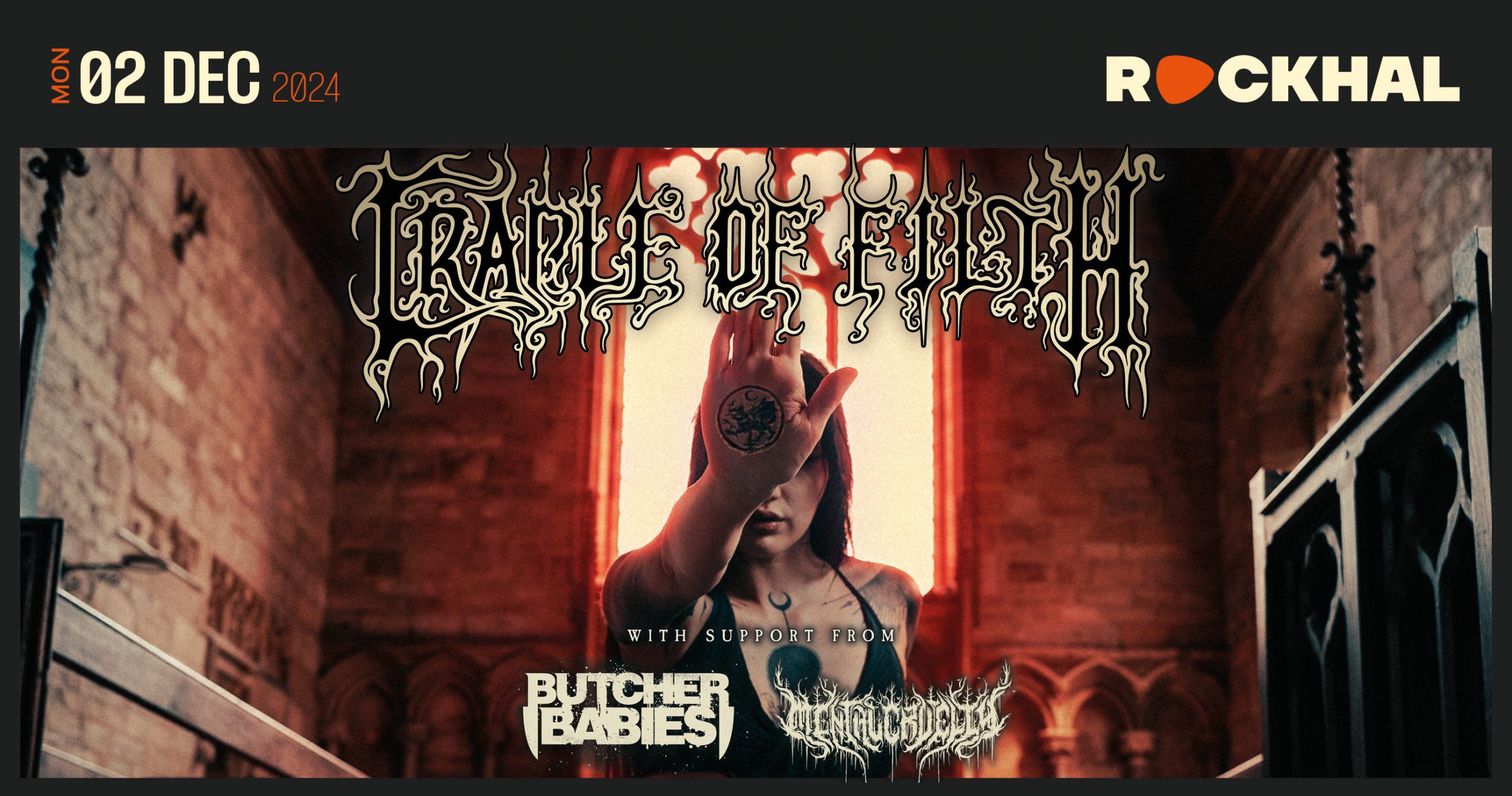 CRADLE OF FILTH Rockhal